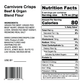 Carnivore Crisps Beef & Organ Blend Flour 6 oz
