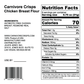 Carnivore Crisps Chicken Breast Flour 6 oz